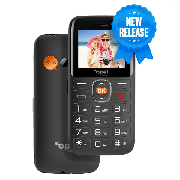 Buy Opel Mobile Lite 4G Phone (Dual Sim, 64MB, SOS Button) - Black ...