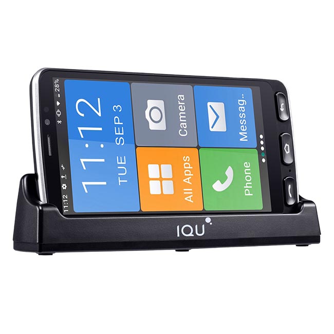Buy IQU SmartEasy Q50 4G (5.5-inch, 2GB RAM+16GB Storage) - Black ...
