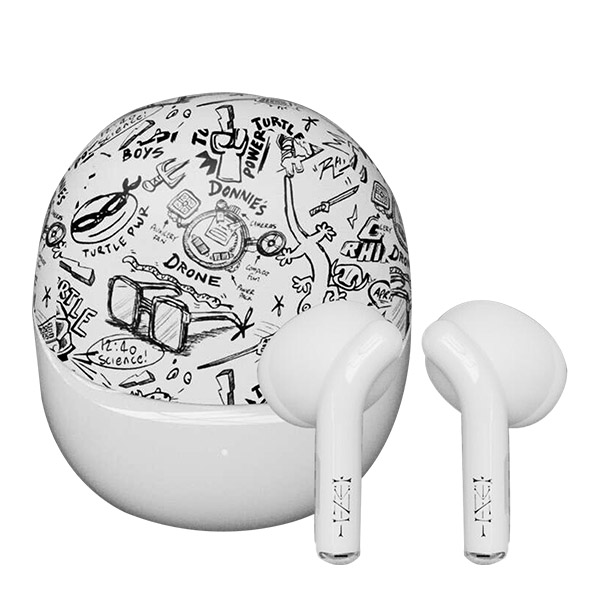 Buy Teenage Mutant Ninja Turtles Graffiti TWS Earbuds - White Online ...