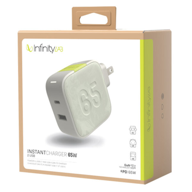 Buy InfinityLab InstantCharger 65W Powerful USB-C and USB-A PD charger ...