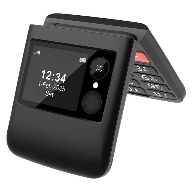 Buy Opel Flip Fold 4G (2.4-inch, 64MB RAM+128MB Storage) - Black Online ...