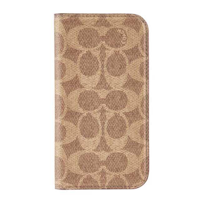 Buy Coach Folio Signature Case (Suits iPhone 16) - Tan Online - POP Phones, New Zealand