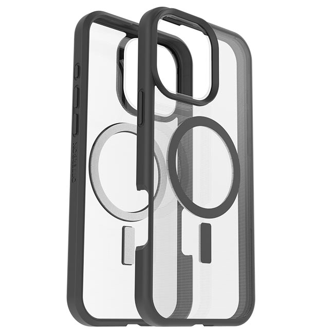 OtterBox React MagSafe Case (Suits iPhone 16 Pro Max) - Black Crystal ...